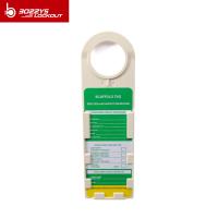 China Humanized Plastic Safety Lockout Tags Cold Resistant For Scaffolding for sale