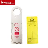 China Humanized Plastic Safety Lockout Tags Cold Resistant For Scaffolding for sale