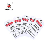 China Rewritable Safety tags from laminated PVC Suitable to Overhaul of lockout-tagout equipment for sale