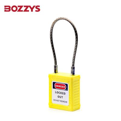 China Yellow Color Nylon PA 180MM Length Safety Lockout Locks OEM for sale