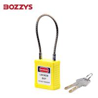 China Yellow Color Nylon PA 180MM Length Safety Lockout Locks OEM for sale