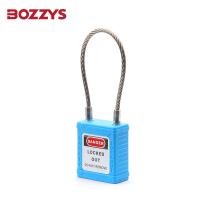 China Industrial Cable Safety Padlocks Steel Wire Shackle Padlock ISO14001 for sale