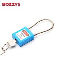 China Industrial Cable Safety Padlocks Steel Wire Shackle Padlock ISO14001 for sale