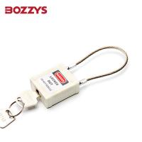 China 76mm Shackle SS Cable Safety Lockout Padlocks 180mm Length for sale