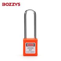 China ABS 76mm Steel Shackle Keyed Safety Padlock A3 Thin Shackle Padlock for sale