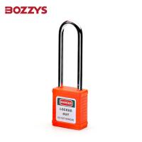China ABS 76mm Steel Shackle Keyed Safety Padlock A3 Thin Shackle Padlock for sale