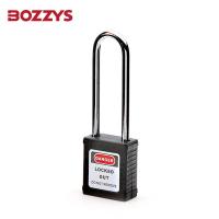 China A3 Steel Shackle Safety Lockout Padlocks Black ABS Keyed Alike Padlocks for sale