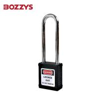 China A3 Steel Shackle Safety Lockout Padlocks Black ABS Keyed Alike Padlocks for sale
