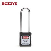 China A3 Steel Shackle Safety Lockout Padlocks Black ABS Keyed Alike Padlocks for sale
