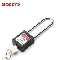 China A3 Steel Shackle Safety Lockout Padlocks Black ABS Keyed Alike Padlocks for sale