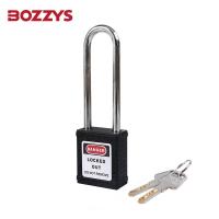 China A3 Steel Shackle Safety Lockout Padlocks Black ABS Keyed Alike Padlocks for sale