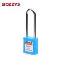 China Dia 6mm Steel Shackle Safety Lock Loto Padlock Blue Color for sale