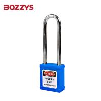 China Dia 6mm Steel Shackle Safety Lock Loto Padlock Blue Color for sale