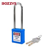 China Dia 6mm Steel Shackle Safety Lock Loto Padlock Blue Color for sale