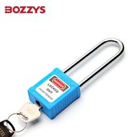 China Dia 6mm Steel Shackle Safety Lock Loto Padlock Blue Color for sale