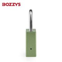 China 38mm Shackle Anodized Safety Padlock Lockout With Master Key Retaining for sale