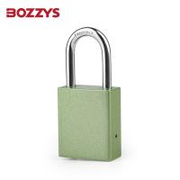 China 38mm Shackle Anodized Safety Padlock Lockout With Master Key Retaining for sale