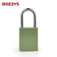 China 38mm Shackle Anodized Safety Padlock Lockout With Master Key Retaining for sale