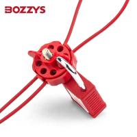 China Adjustable Wheel Type Safety Cable Lockout Nylon PA Steel Multipurpose for sale