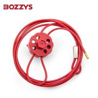 China Adjustable Wheel Type Safety Cable Lockout Nylon PA Steel Multipurpose for sale