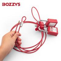China Adjustable Wheel Type Safety Cable Lockout Nylon PA Steel Multipurpose for sale