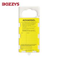 China OEM Hook Scaffolding Holder Tags With PVC Double Sided Multi Function Insert for sale