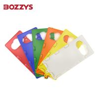 China OEM Hook Scaffolding Holder Tags With PVC Double Sided Multi Function Insert for sale