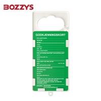 China OEM Hook Scaffolding Holder Tags With PVC Double Sided Multi Function Insert for sale