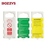 China OEM Hook Scaffolding Holder Tags With PVC Double Sided Multi Function Insert for sale