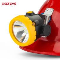 China 150mA LED Mining Waterproof Headlights 2000mAh With Main Auxiliary Lamp Sources for sale