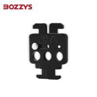 China Black Double Head Lock Hasp Circuit Breaker Safety Lockout MCB Isolation Schneider Steel for sale