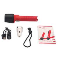 China Rechargeable Industry LED Flashlights 3.7V Outdoor Torches Dustproof for sale