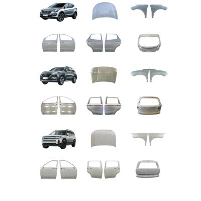 China Hyundai Santa Fe Auto Body Repair Parts Engine Hood Front Fender Door Shell Rear Tailgate Assembly 2000-2026 for sale