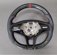 China Carbon Fiber Steering Wheel For Genesis G70/G80/GV70/GV80 Sport Modified Steering Wheel for sale