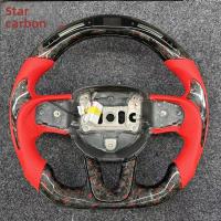 China Forged Carbon Fiber Steering Wheel Modification  LED Competition Version for sale