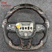 China Forged Carbon Fiber Steering Wheel Modification  LED Competition Version for sale