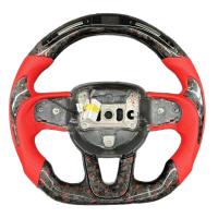 China Forged Carbon Fiber Steering Wheel Modification  LED Competition Version for sale