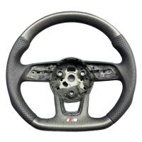 China Premium Carbon Fiber Steering Wheel for Audi A4 - Lightweight & Anti-Slip Modification for sale
