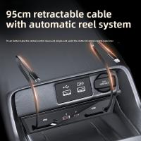 China Quick-Charge 12V/24V Dock for Honda Civic/Direct Hatch Car Charger Cigarette Lighter Conversion USB-A/USB-C Expansion 2022-2026 for sale