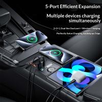 China Audi A4L/A5 Special Car Air Freshener Cigarette Lighter Fast Charging Dock S4/S5 Interior Type-C Wireless Charger Modification for sale