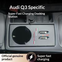 China 120W Fast Charging Multi-function Docking Station USB/Type-C Interface Interior Modification Accessories for Audi Q3 for sale