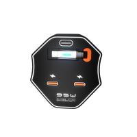 China Compatible Audi A6/A7/RS7/RS6/S6; In-car Docking Station TYPE-C Ports 12V/24V Cigarette Lighter Adapter Fast-charging Device for sale