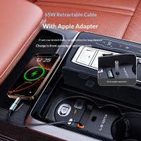 China Applicable Audi Q7 Car Aromatherapy Dock Cigarette Lighter Extension Adapter TYPE-C Port 12V/24V High-performance Charging for sale