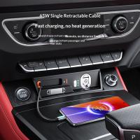 China Central Console Expansion Dock For Audi Q5L  Super-Fast Car Charger Cigarette Lighter Adapter Type-C Port Aroma Diffuser for sale