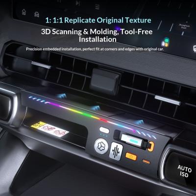 China Car Air Freshener Docking Station Wildlander RAV4 Center Console Modification Part Cigarette Lighter Adapter QC3.0 Fast Charge for sale