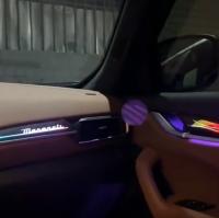 China Modern Design RGB Neon LED Strip Lights for Maserati Ghibli Dynamic Ambient Interior Atmosphere Light Auto Interior Lighting for sale