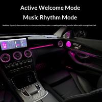 China Ambient Light For  Mercedes-Benz C-Class W204 205 W206 & GLC  Atmosphere Lamp 12V 5W Dynamic Magic Color Streamer Interior Lamp for sale