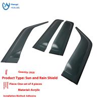 China Great Wall Tank 300 Car Rain Protection  13CM Wide ABS Window Rain Guard for sale