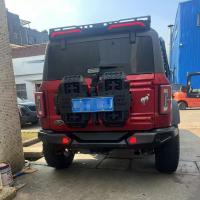 China Car Tail Expansion Rack Suitable for Bronco, Wrangler, Tank 300, Jimny, BJ40 Tailgate Integrated Fuel Tank Tool Box for sale