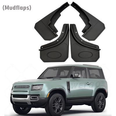 China Plastic Mudguards and Tire Flaps for Land Rover Defender 90 110 and 130 for sale